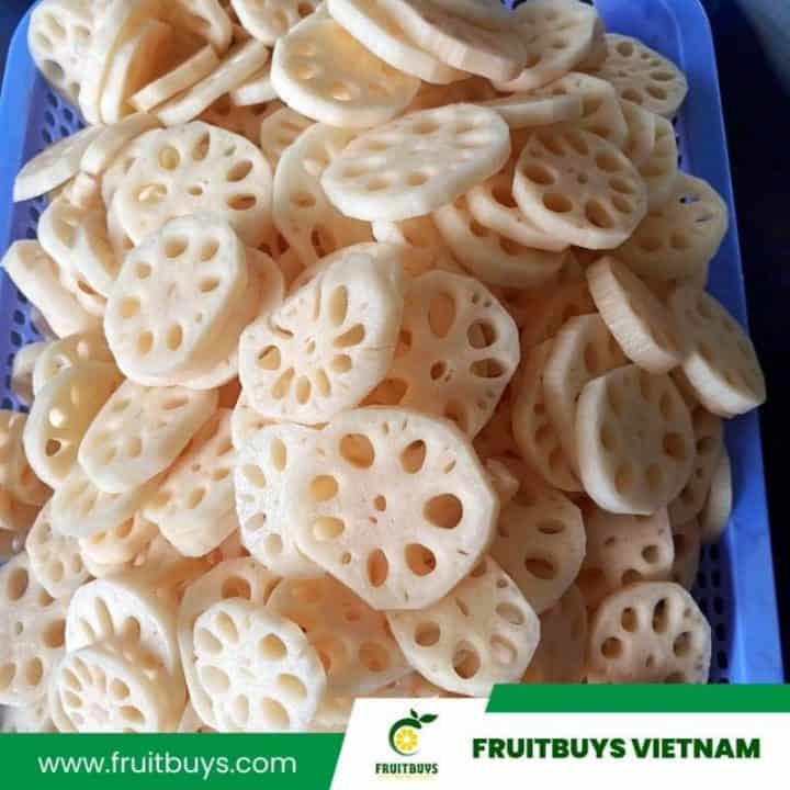 Wholesale Lotus Root Chips (Vegan Snacks) | FruitBuys Vietnam