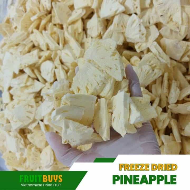 Premium Freeze Dried Pineapple (Healthy Snacks) - FruitBuys Vietnam