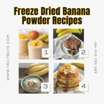 How To Make 10+ Amazing Freeze-Dried Bananas Powder Recipes ...