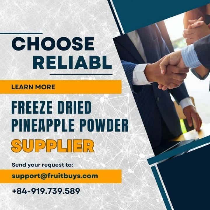 Complete Guide To Buying Bulk Freeze Dried Pineapple Powder In Vietnam ...