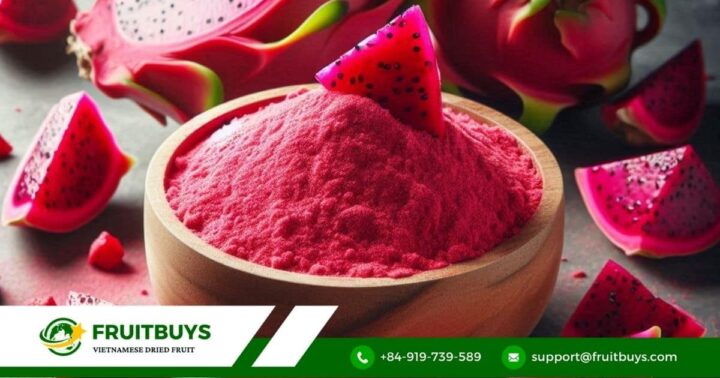 Pure Dragon Fruit Powder (Spray Drying) | FruitBuys Vietnam